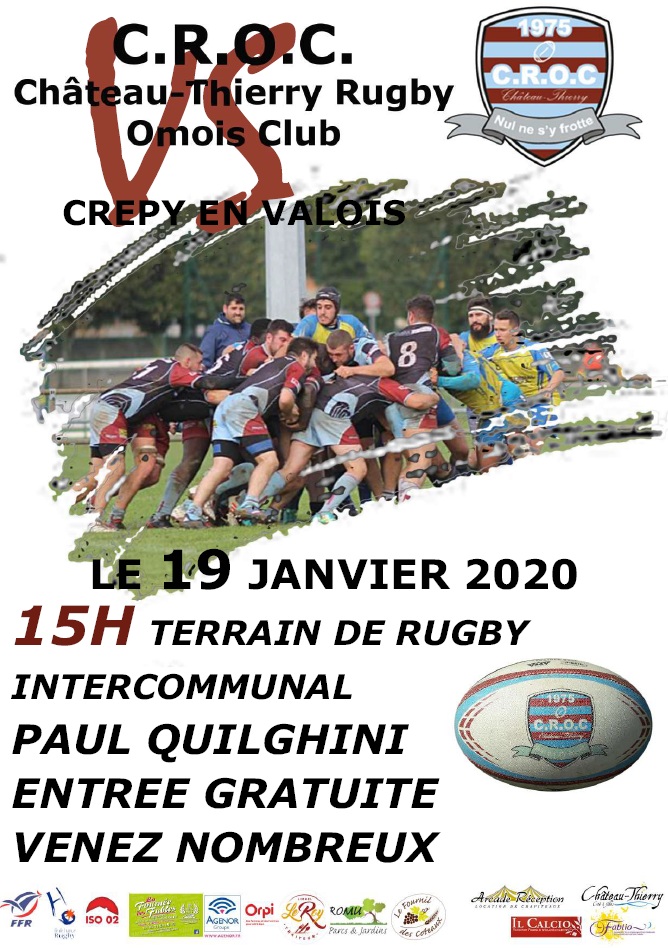 Rugby - CROC vs Crépy-en-Valois | Château-Thierry