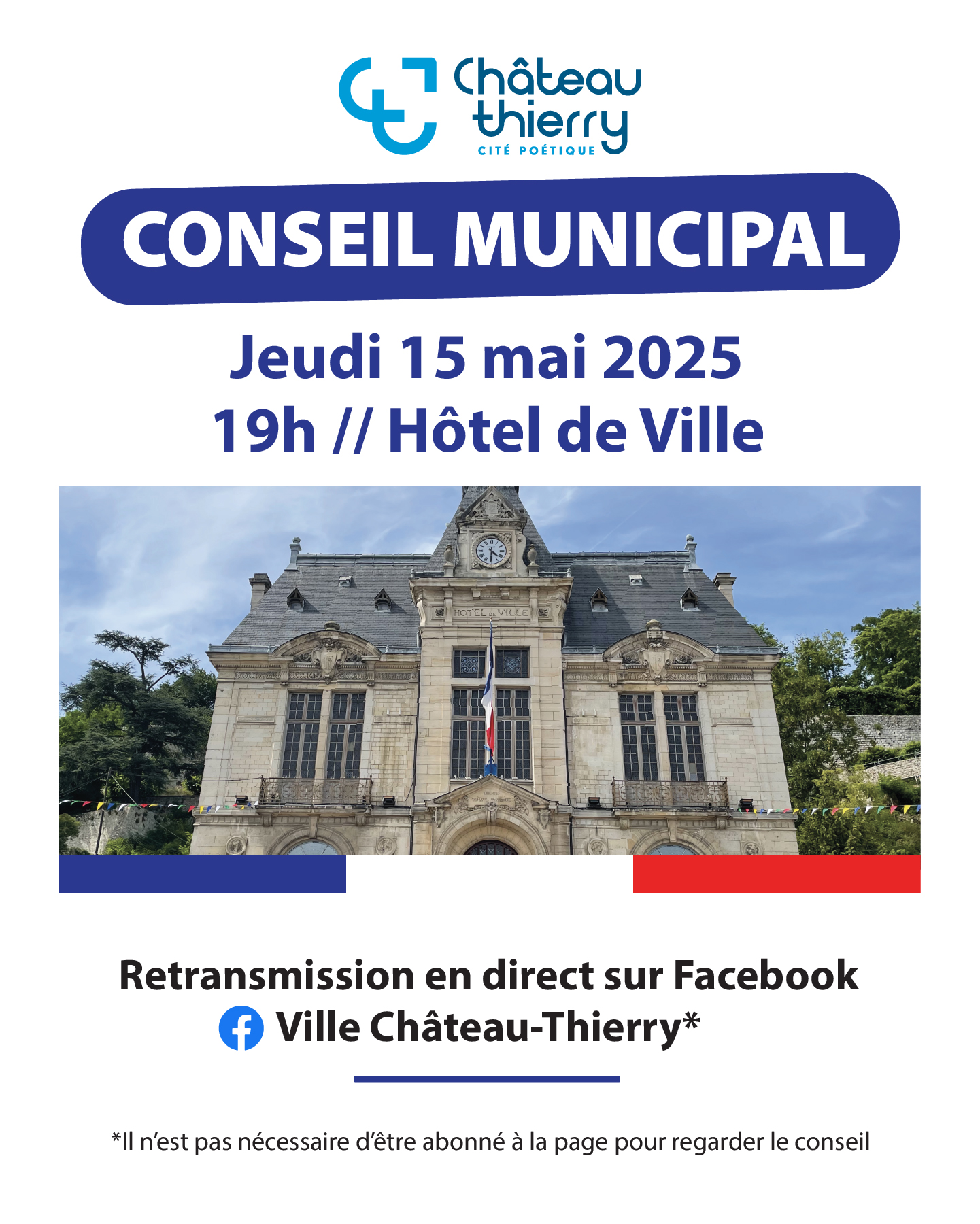 Conseil municipal du 15 mai 2025 | Château-Thierry