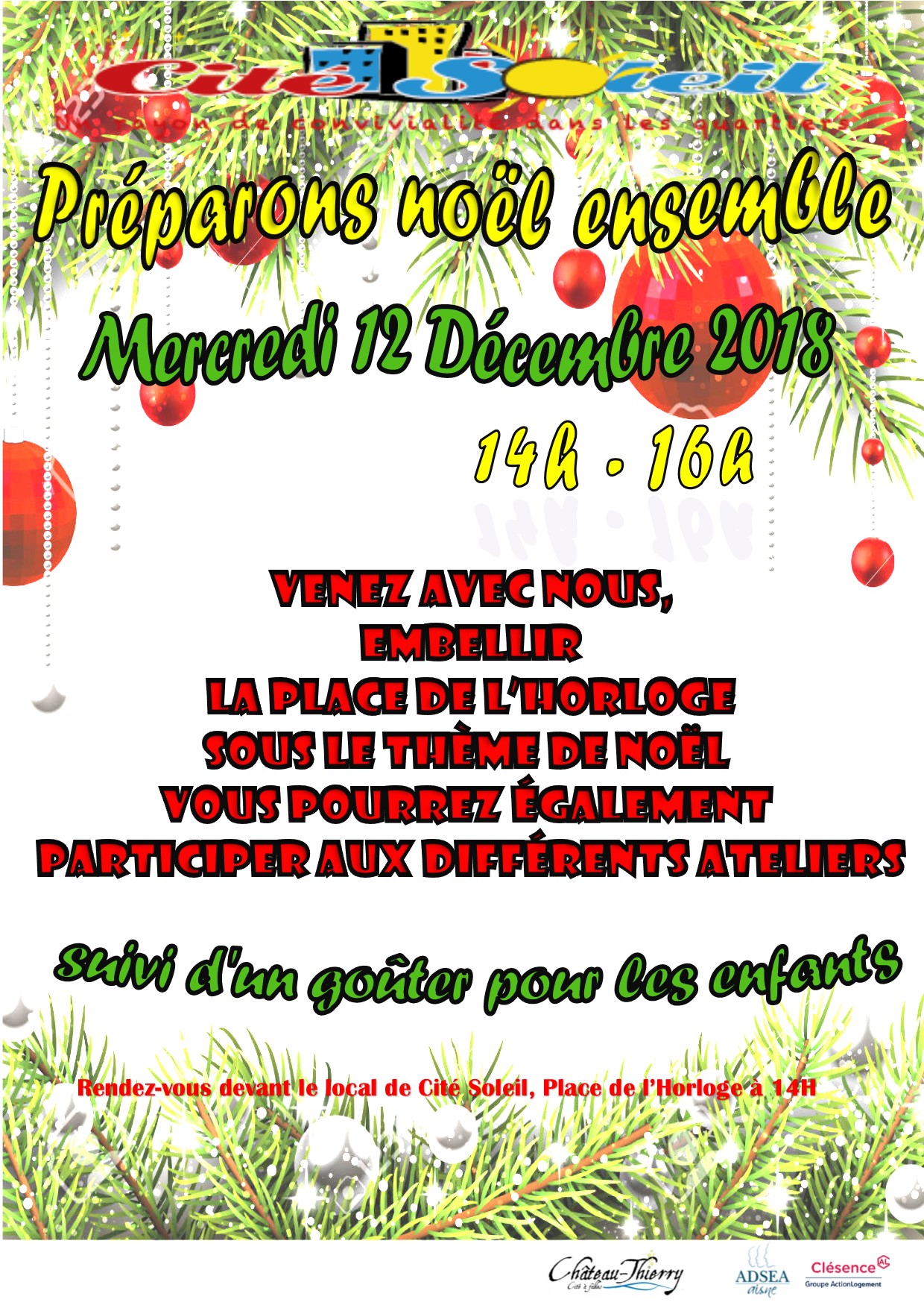 Préparons Noël ensemble ! | Château-Thierry