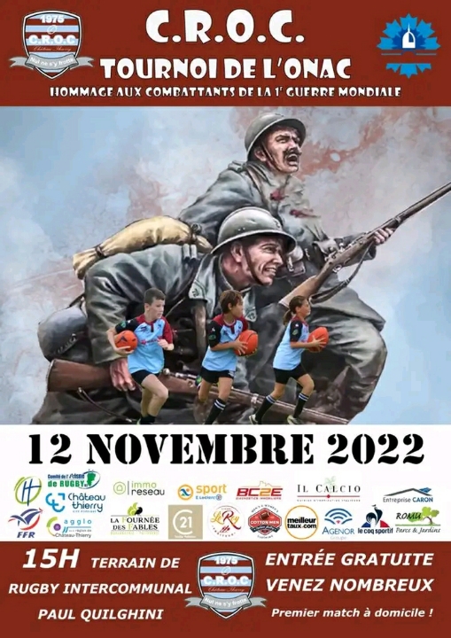 Rugby - CROC Tournois de l'ONAC | Château-Thierry