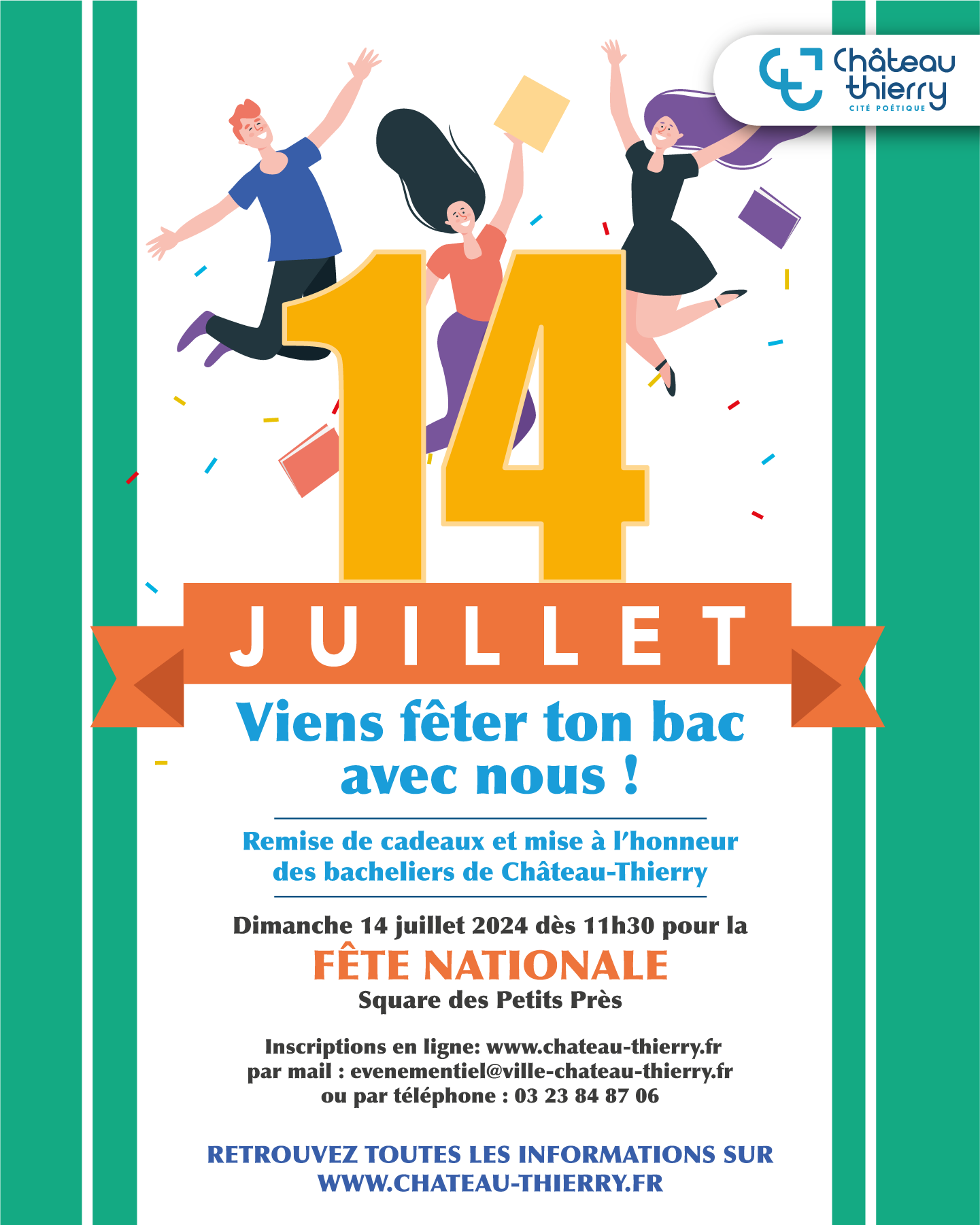 Viens fêter ton bac ! (inscriptions en ligne) | Château-Thierry