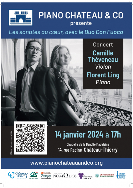 Les sonates du coeur, avec le Duo Con Fuoco | Château-Thierry